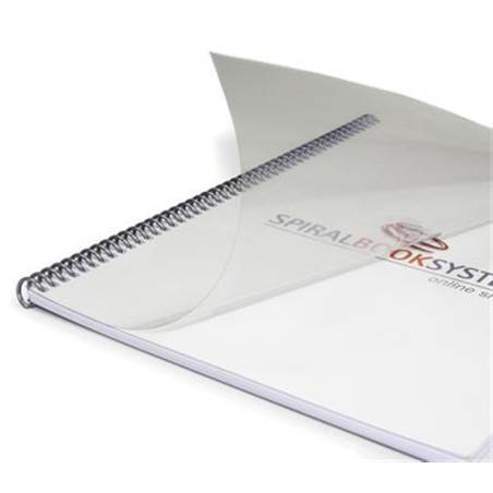 CAPA ENCADERNACAO A4 TRANSPARENTE CRISTAL 150mic (CX C/100)