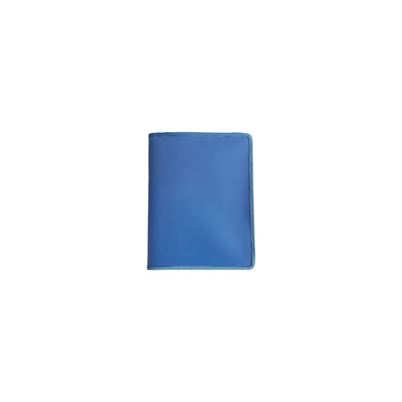 Capa A4 com Bloco de Notas e Bolsa Interior Azul