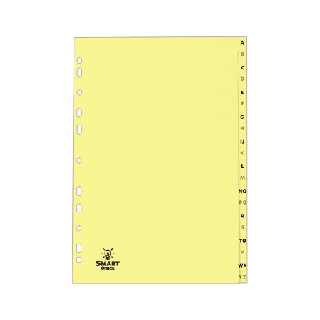 SEPARADORES A4 CARTOLINA INDICE A-Z